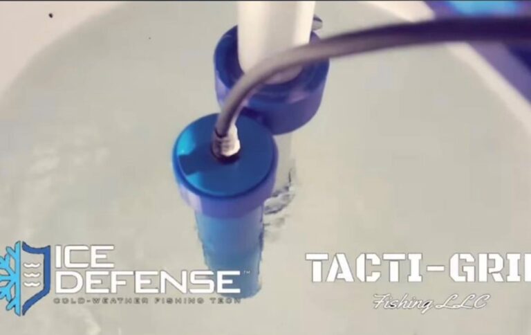 Ice Defense Mount – For Ice Rod Transducer Poles – Tacti-Grip Fishing